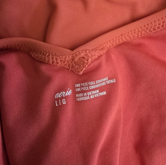 aerie | Swim | Aerie Coral Onepiece Swimsuit | Poshmark